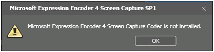 MS Expression Encoder 4 Screen Capture Codec Needed - Techyv.com